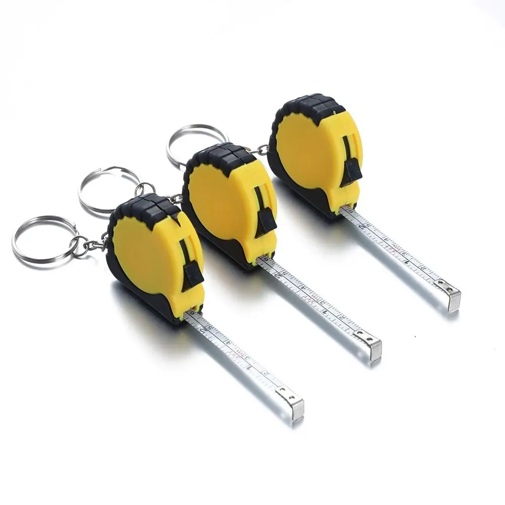 1m-3FT-Key-Chain-Tape-Measure-Small-Portable-Steel-Ruler-ABS-Shell-Drop ...