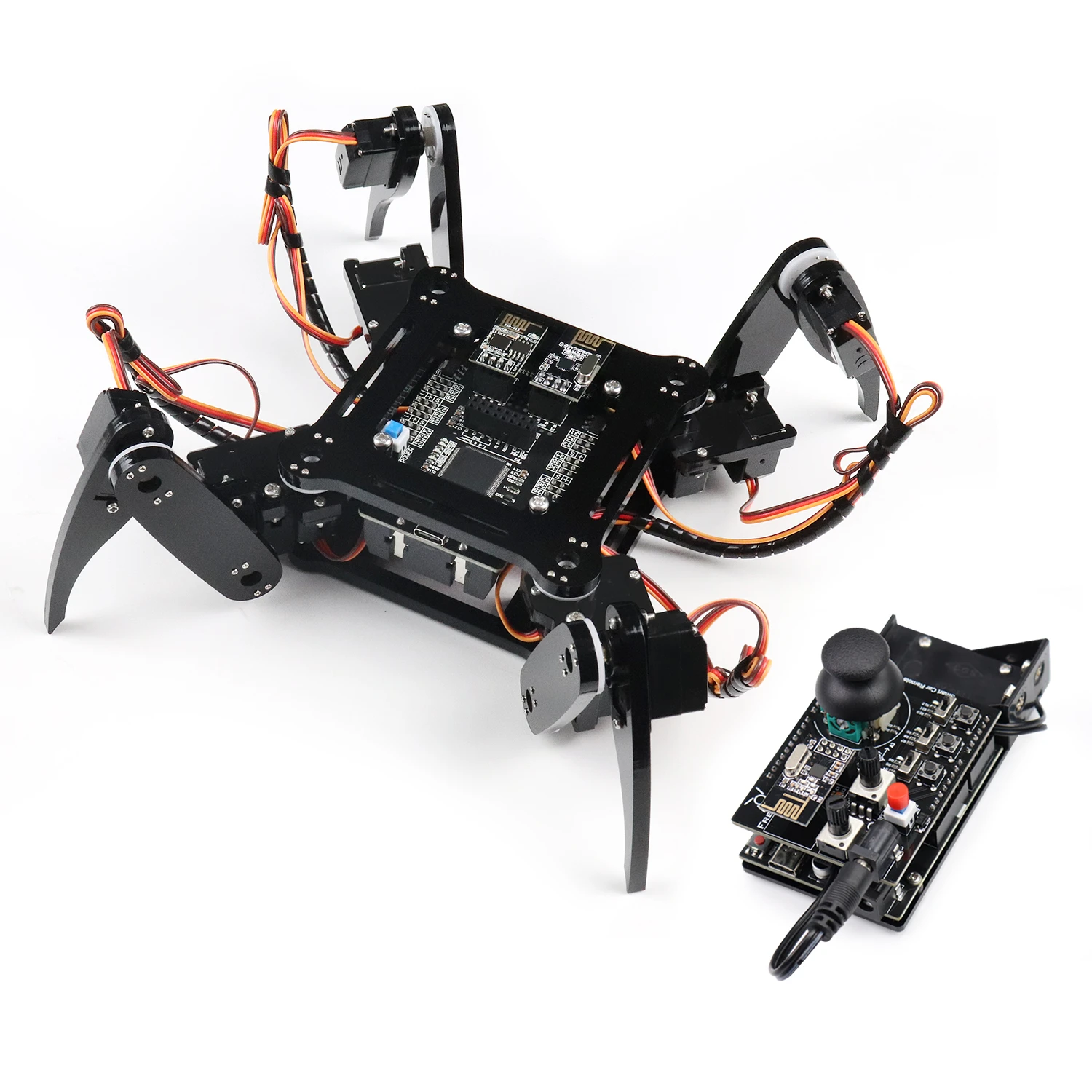 Freenove Quadruped Robot Kit For Arduino, App Remote Control, Walking Crawling Twisting Servo ...
