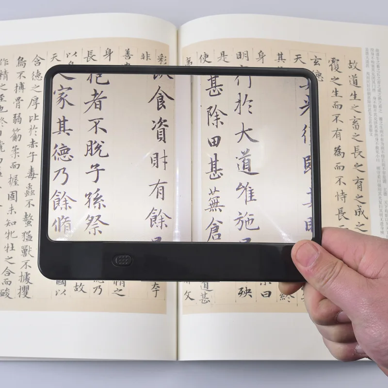3X-Full-Page-Blockbuster-Magnifying-Glass-Reading-Aid-Lens-Fresnel-Lens ...