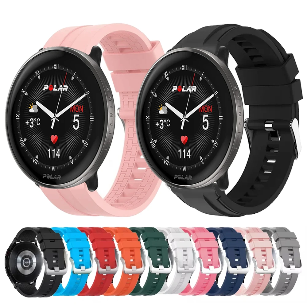 Sport Silicone Strap For POLAR IGNITE 3 2 Watch Band VANTAGE V3 M2 M ...