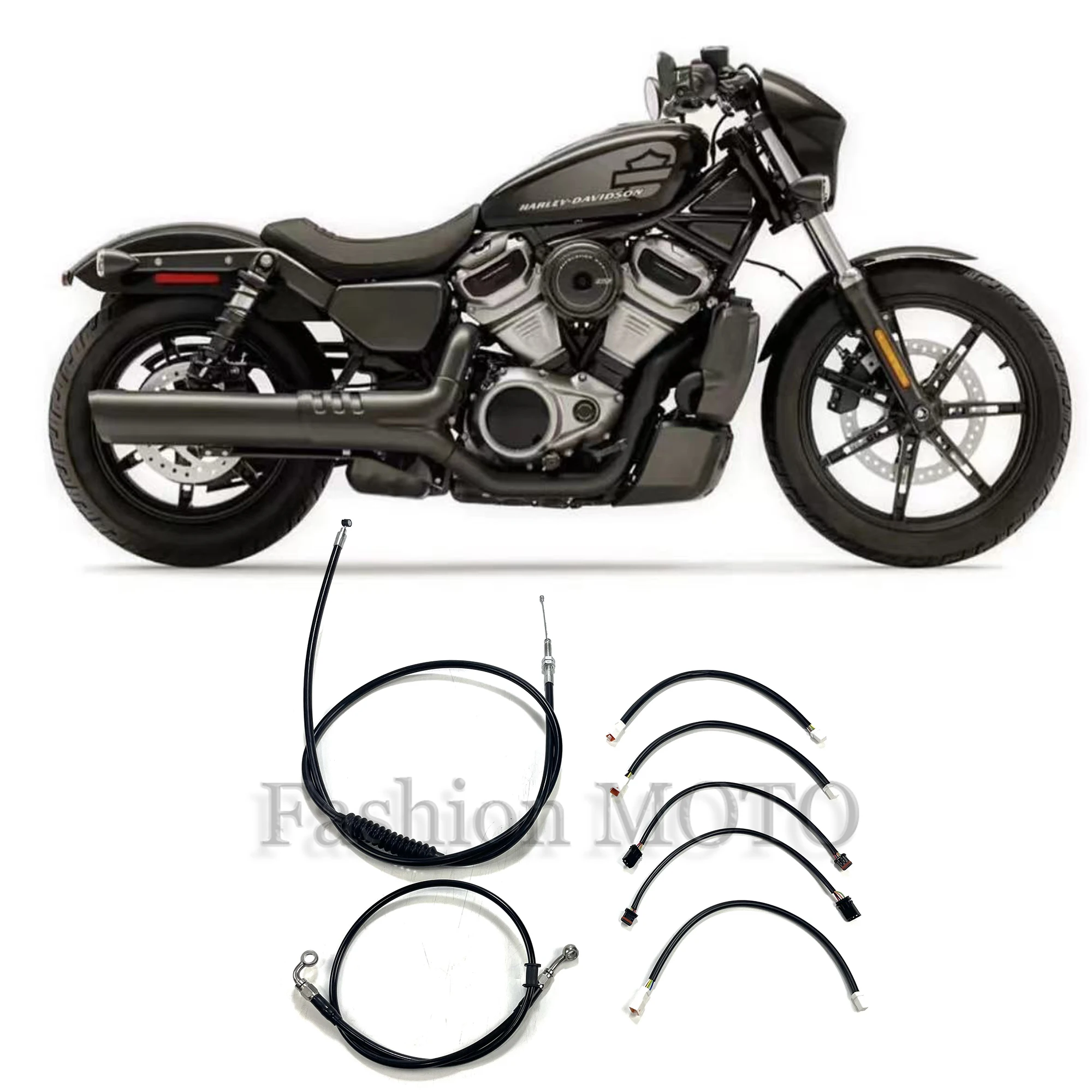 Motorcycle Accessorie Weaving Steel Wires Brake oil pipe cable Clutch ...
