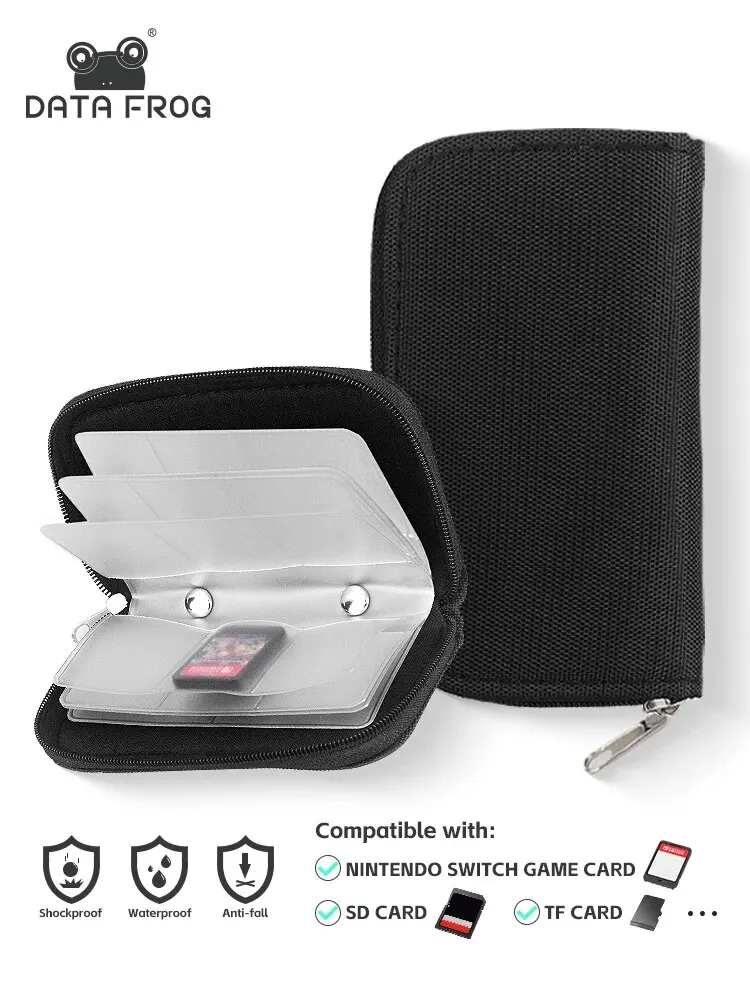 Memory-Card-Storage-Bag-Carrying-Case-Holder-Wallet-22-Slots-for-CF-SD ...