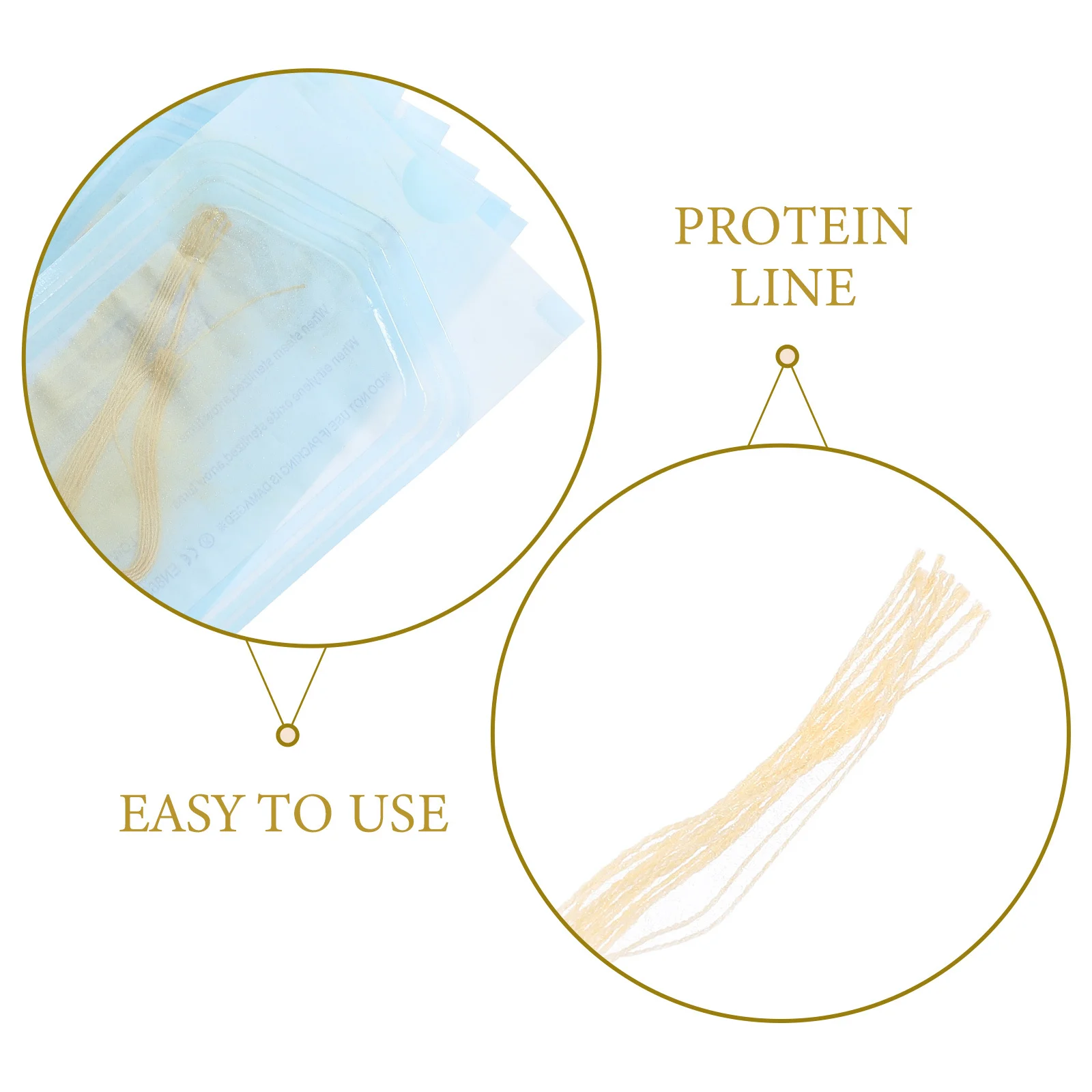 10 Bags Protein Thread Facial Essence Safe Gentle Skin Lifting Tools ...
