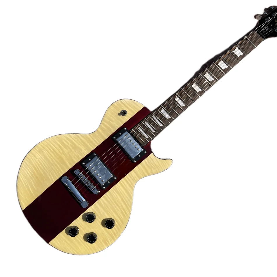 Made-in-China-LP-stander-electric-guitar-Tiger-Guitar-2-pickups-silver ...