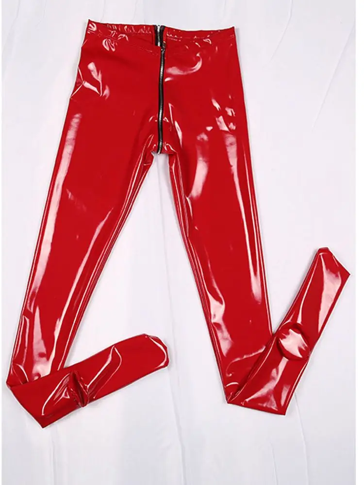 Wet-Look-PVC-Pantyhose-Tights-Hot-Sexy-Zipper-Open-Crotch-Leggings-Hot ...