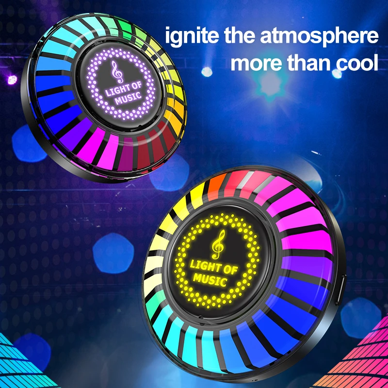 RGB-LED-Magnetic-Pickup-Lights-Rhythm-Light-APP-Control-Music-Car ...