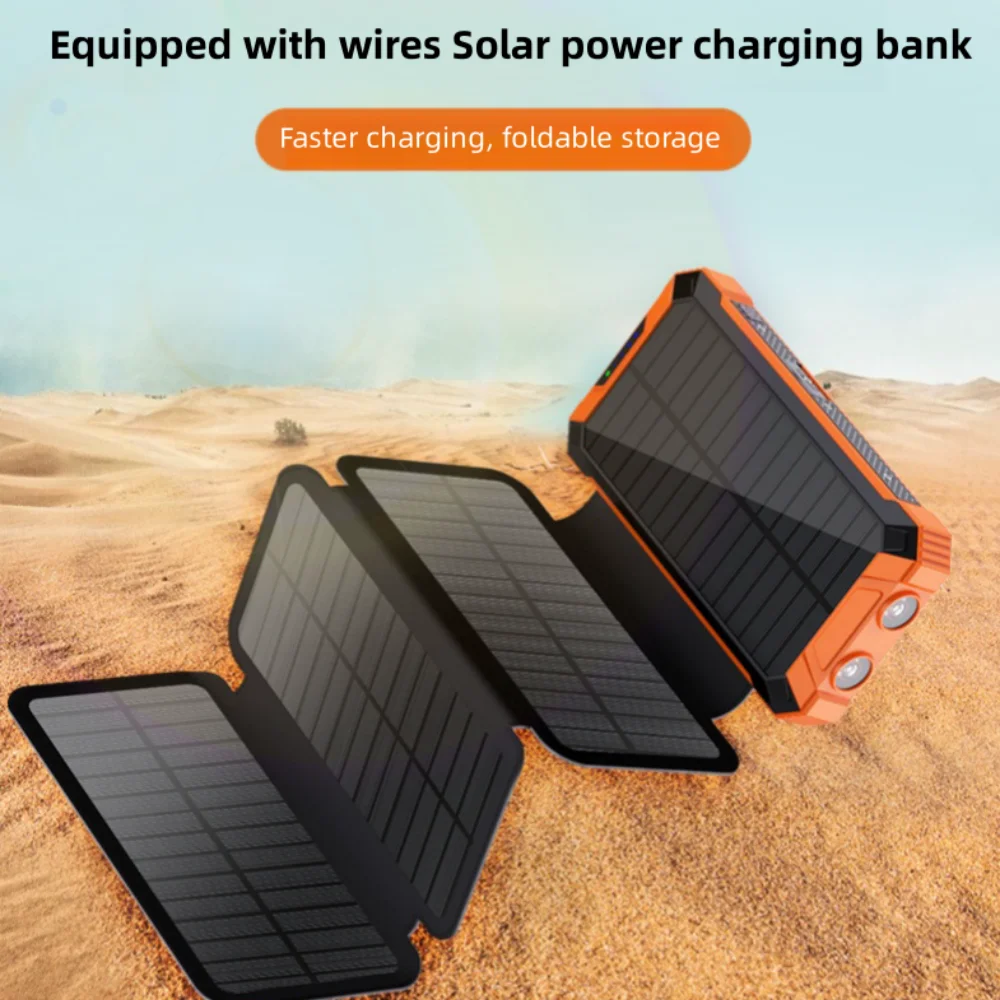 Waterproof-Solar-Power-Bank-Outdoor-Camping-Portable-Folding-Solar ...