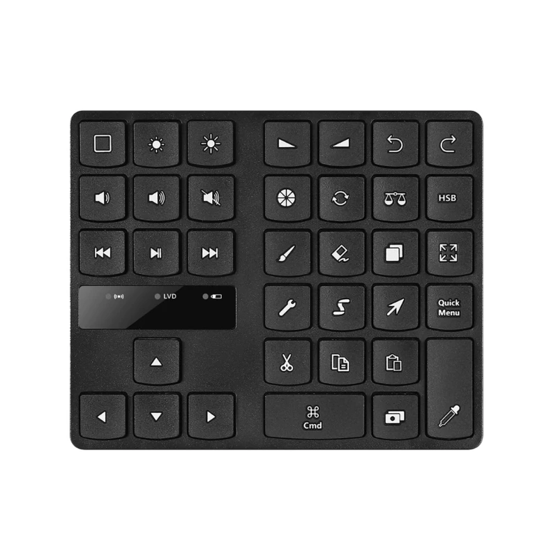 35 Keys Mini Drawing for Smart Keypad Wireless Drawing Digital Keyboard ...