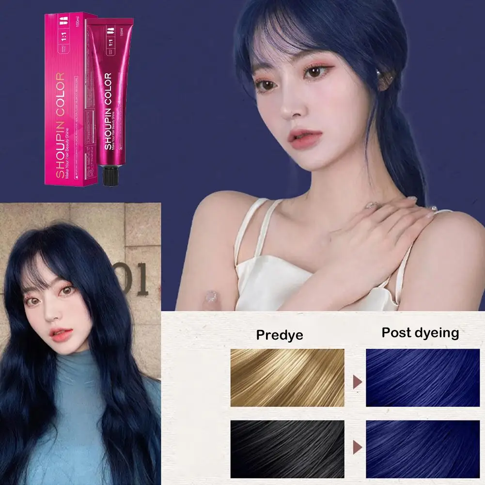 Blue Black Hair Color Chart