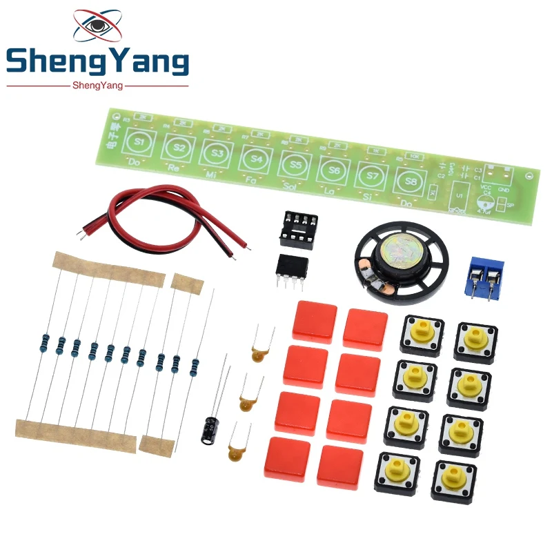 TZT-1set-DIY-Kit-NE555-Component-Electronics-Electric-Piano-Organ ...