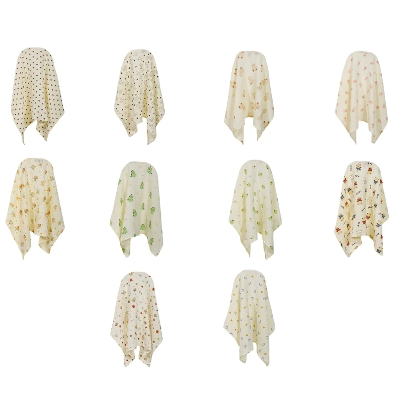 Breathable-Nursing-Cover-Cotton-Privacy-Feeding-Scarf-Breastfeeding ...