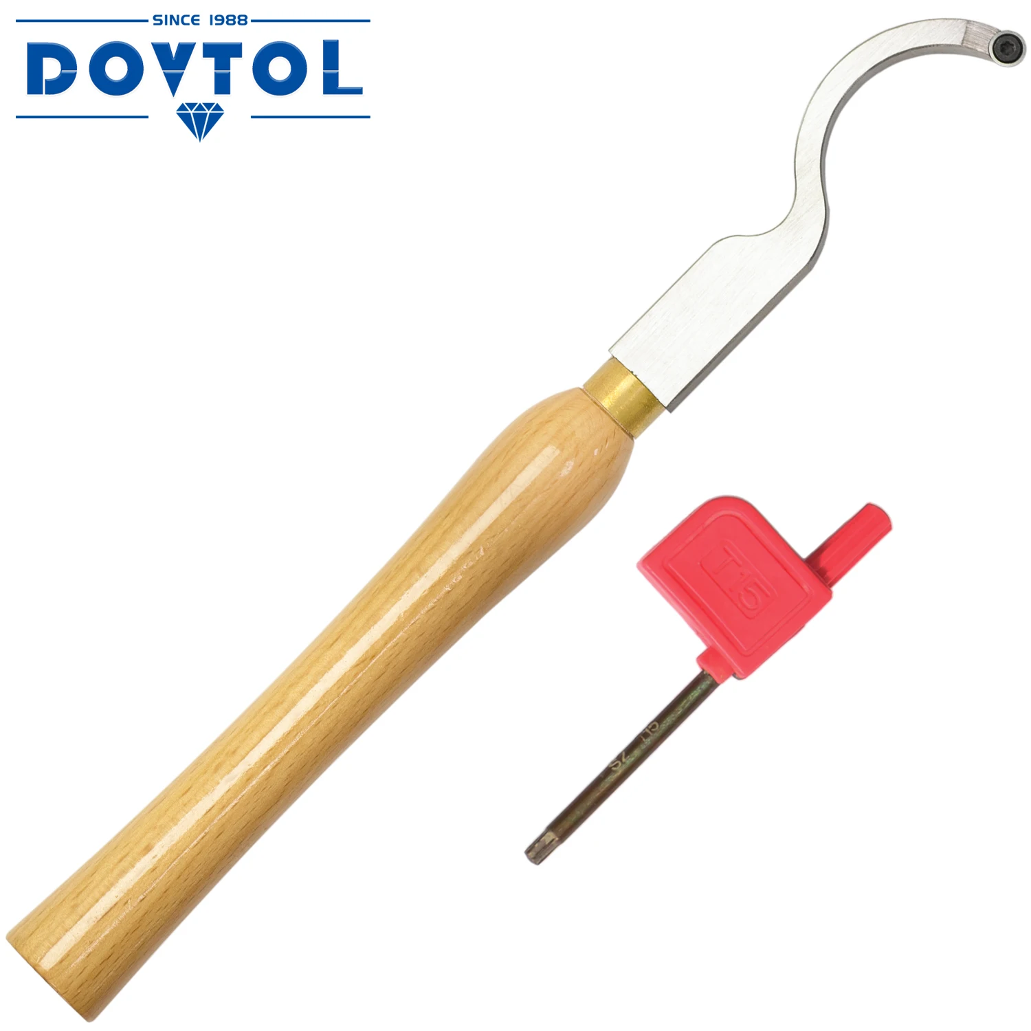 Woodturning Tool Swan Neck Wood Turning Chisel Blade Lathe Hollowing ...