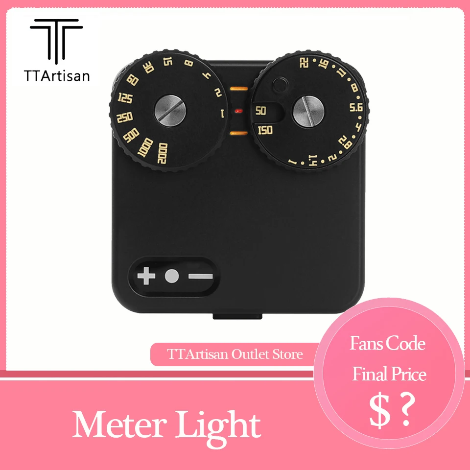 Ttartisan Light Meter Brass For Film Cold Shoe 12 Shutter Speed ...