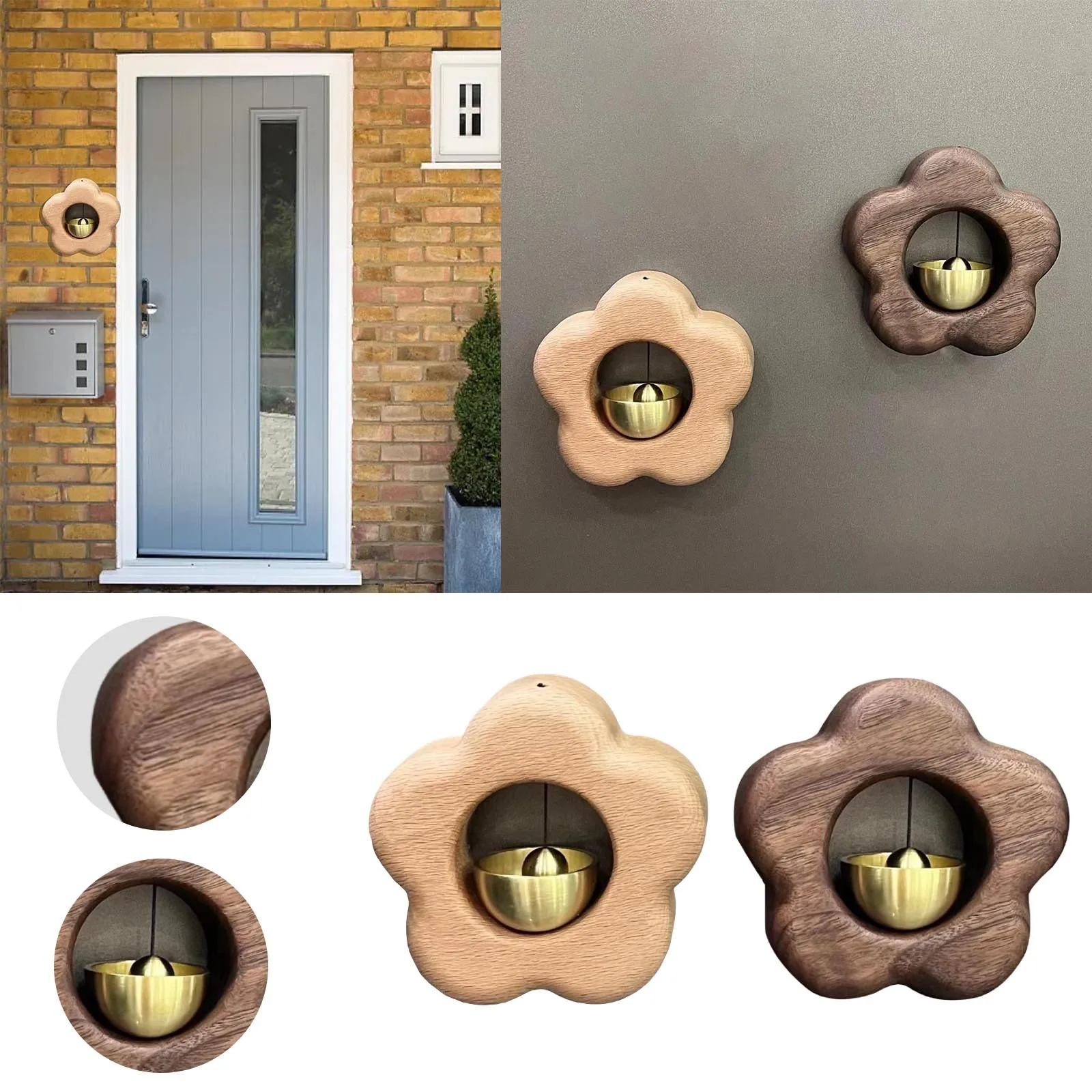 Doorbell-Bell-Door-Alert-Housewarming-Door-Hanging-Wind-Chime-Brass ...