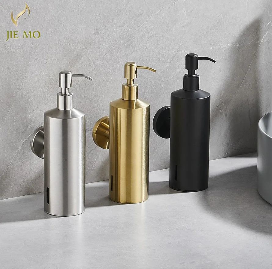 Wall-Mounted-Soap-Dispenser-304-garrafa-vazia-de-a-o-inoxid-vel ...