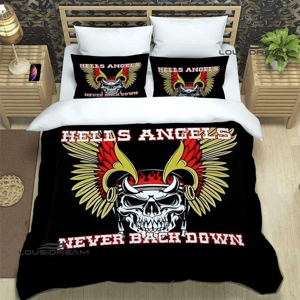 3D-Retro-Hells-angels-logo-Bedding-Sets-exquisite-supplies-set-duvet ...