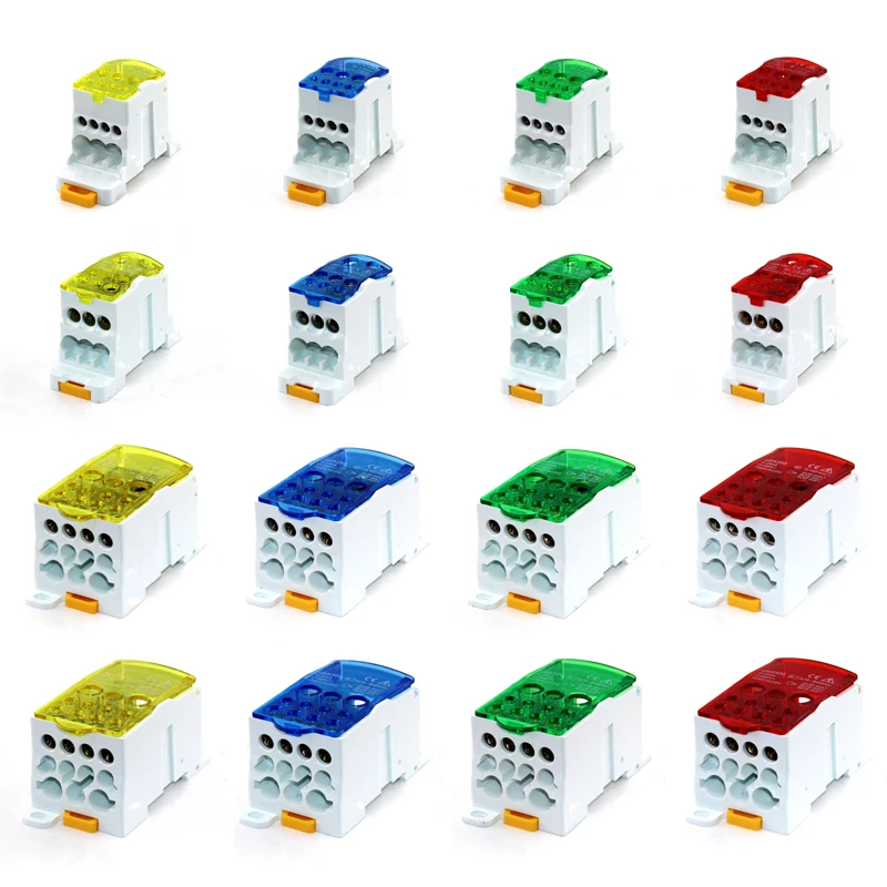One-input-multiple-output-guide-rail-junction-box-UKK80A-125A-160A-250A-400A500A-zero-line ...