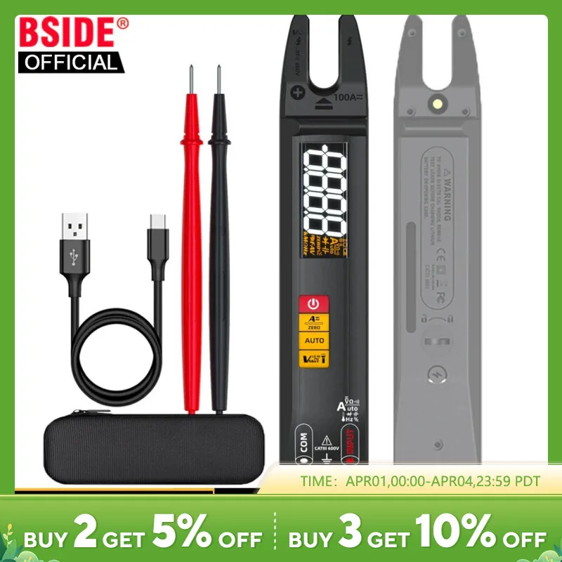 Pinza-amperim-trica-Digital-profesional-mult-metro-de-horquilla-DC-AC ...