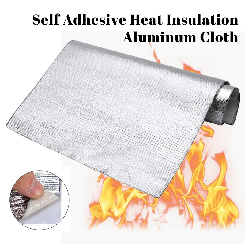 Car-Heat-Protection-Film-Insulation-Mat-Self-adhesive-Aluminum-Foil ...