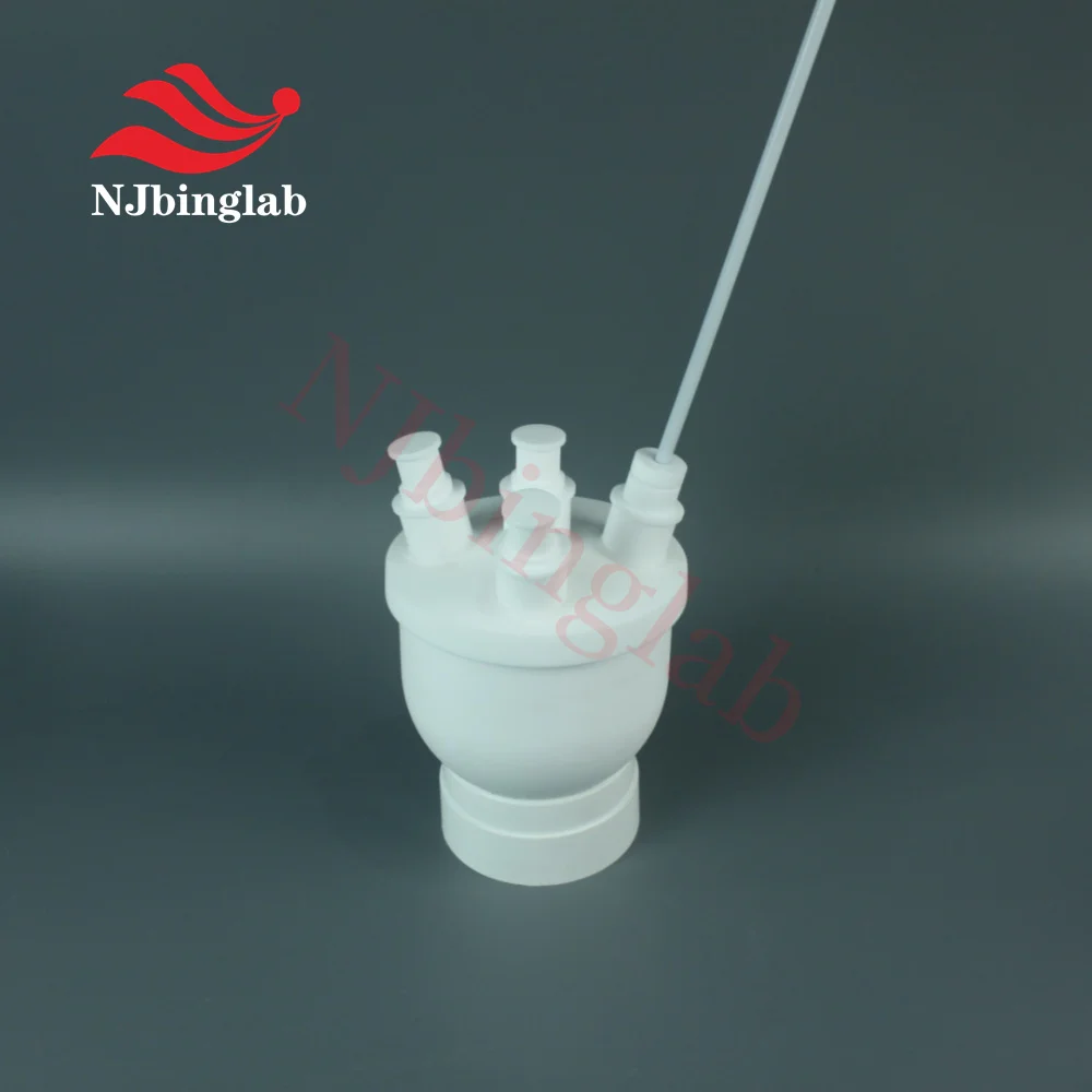 Laboratory-PTFE-4-neck-Round-Bottom-Flask-Reaction-Vessel-with-Sealed ...