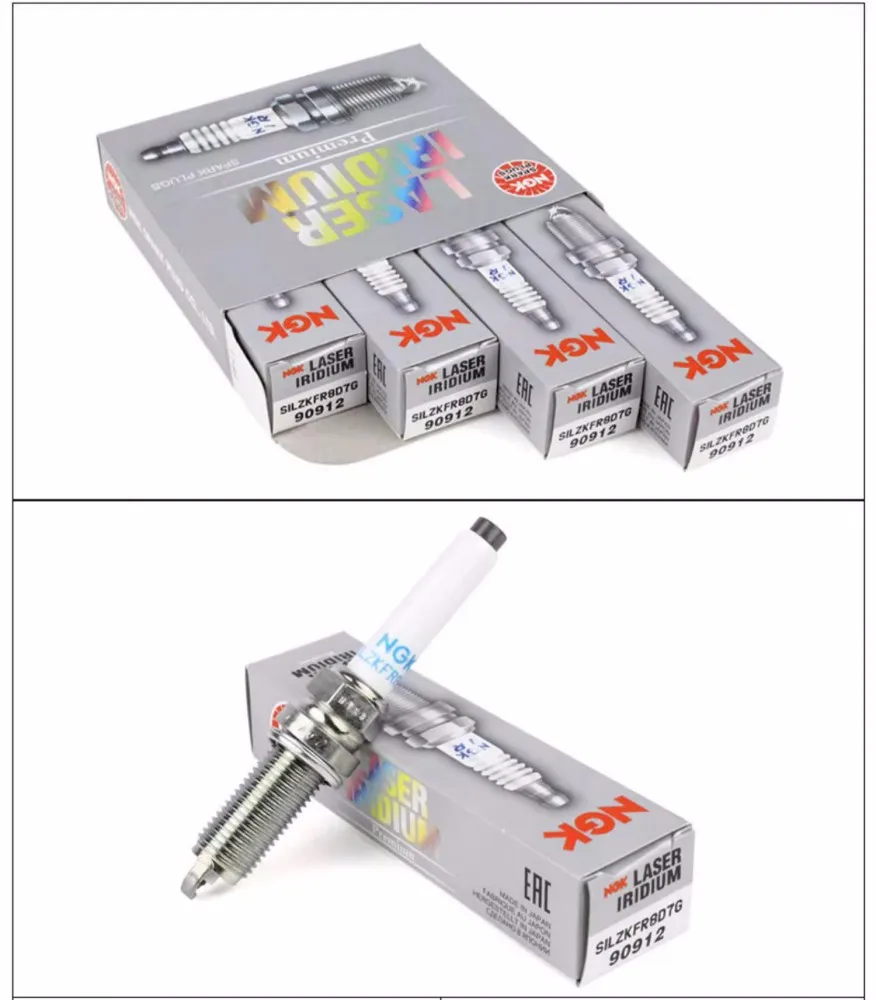4Pcs Brand New Laser Spark Plugs OE:A0041597603 SILZKFR8D7G 90912 For ...