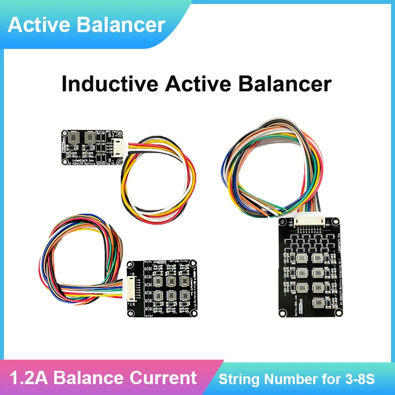 1-2A-Active-Balancer-3S-4S-6S-7S-8S-BMS-Lifepo4-Inductive-Balance-Board ...