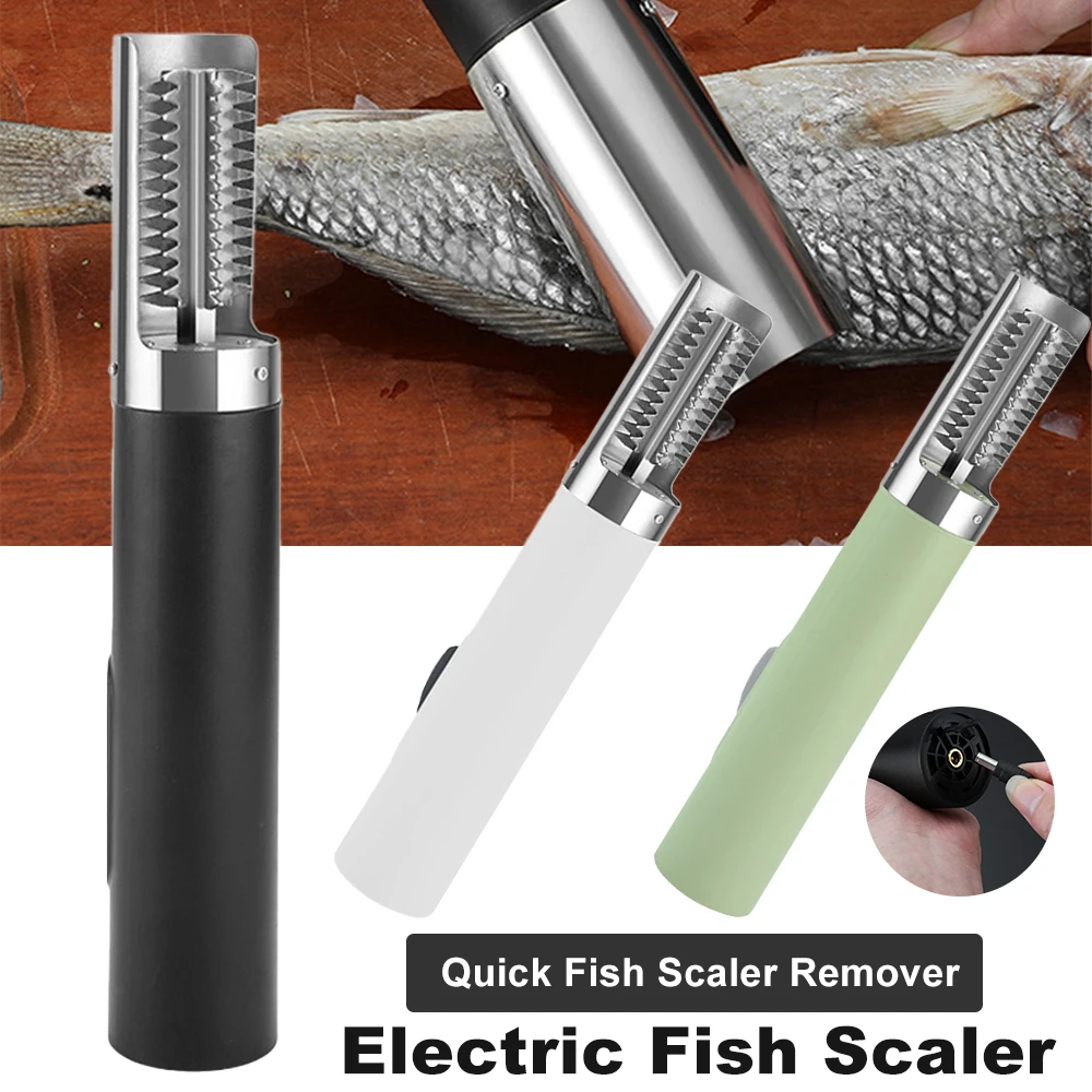 Waterproof Cordless Fish Cleaner Scraper Fish Skin Peeler Powerful ...