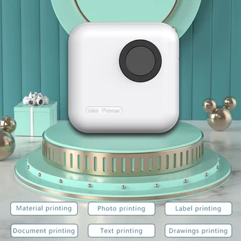 Pocket Mini Printer Portable Thermal Adhesive Label Printer Photo ...