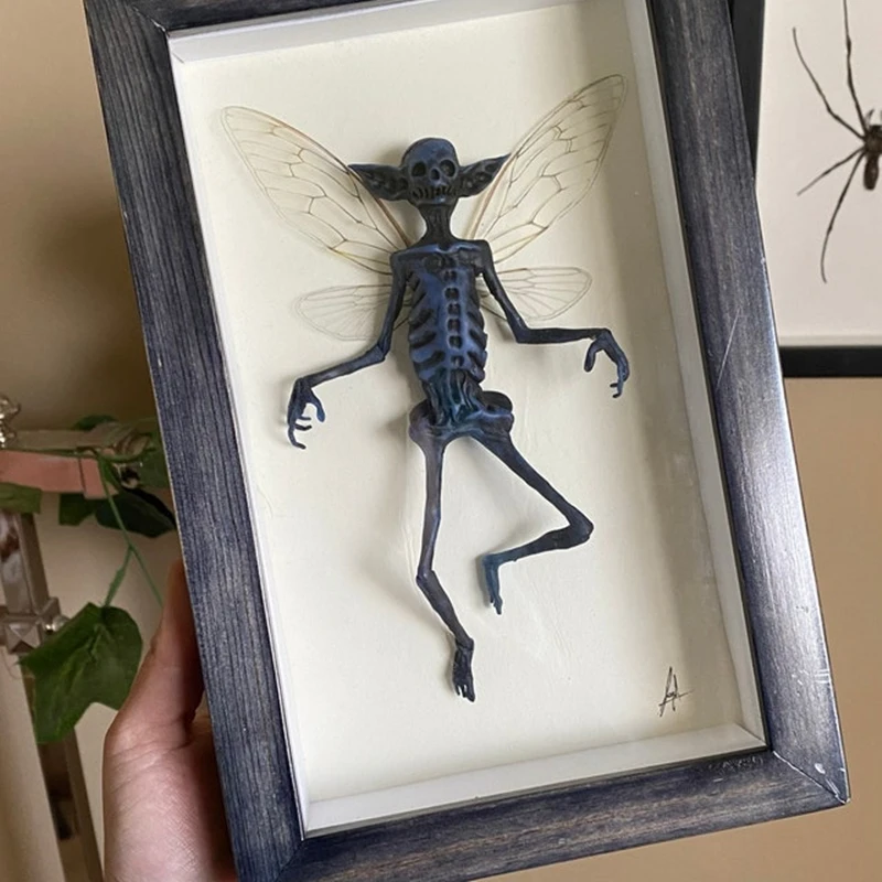 Gothic-home-decor-Mummified-fairy-Fairy-skeleton-Witchy-decor-Fairy ...