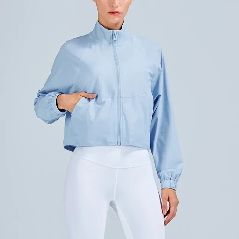 Women-Sports-Jacket-Long-Sleeved-Fitness-Coat-Quick-Dry-Sweatshirt ...