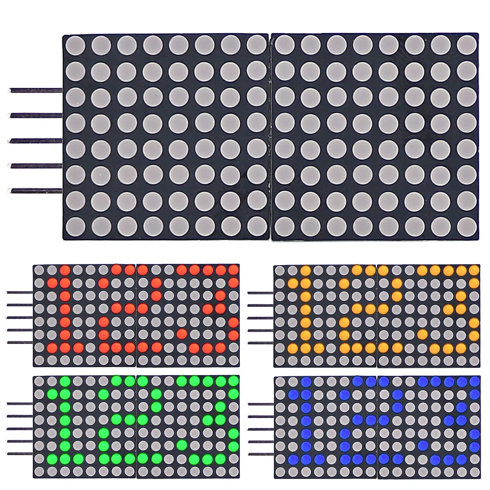 Red-Yellow-Green-Blue-0-8-inch-8x16-Dot-Matrix-LED-Display-Module ...