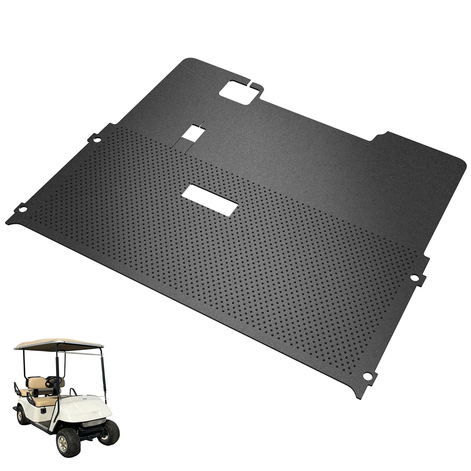 Rubber Full Cover Floor Mat Fit EZGO TXT 1996-2013 Golf Cart OEM 70995 ...