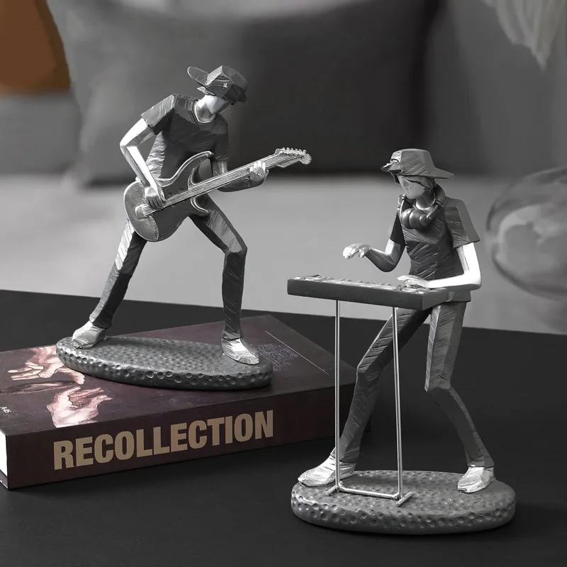 Modern-Creative-Rock-Band-Music-Figures-Resin-Sculptures-and-Statues ...