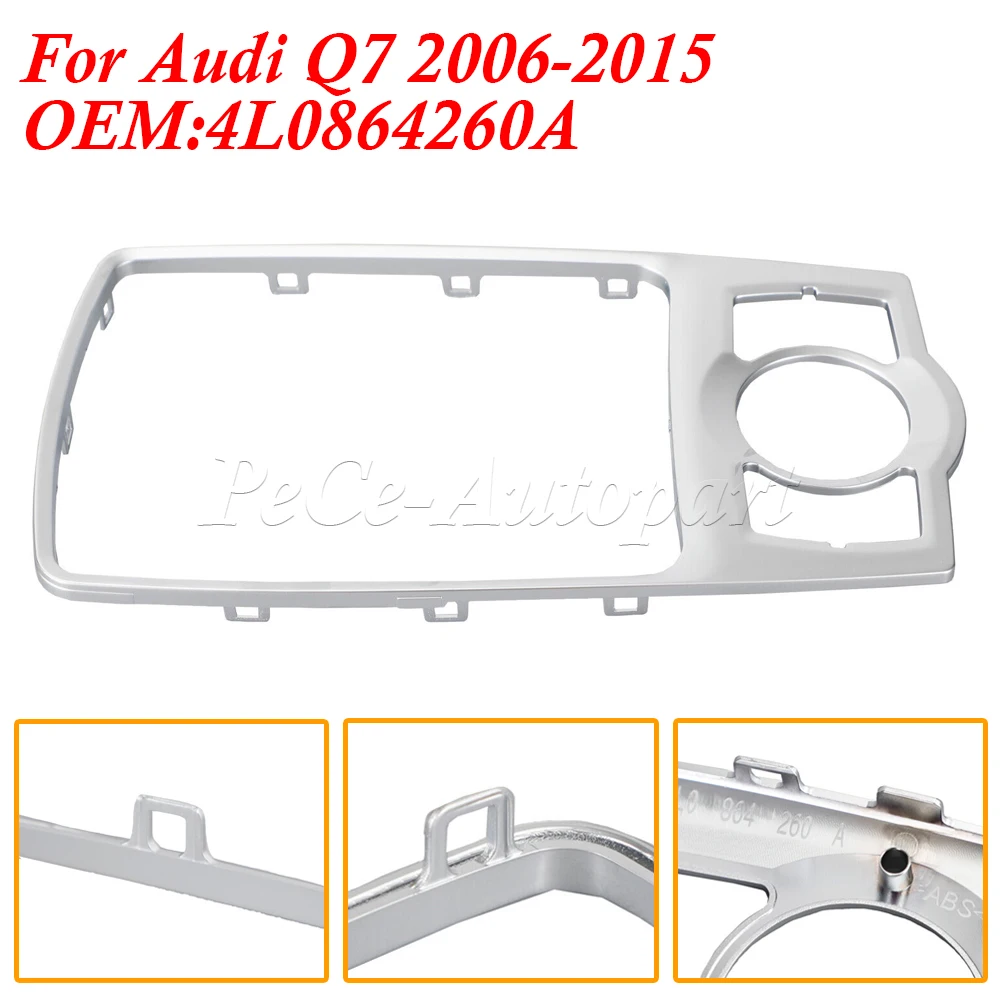 4L0864260A-For-Audi-Q7-2006-2015-Front-Console-Frame-Decoration-Bezel ...