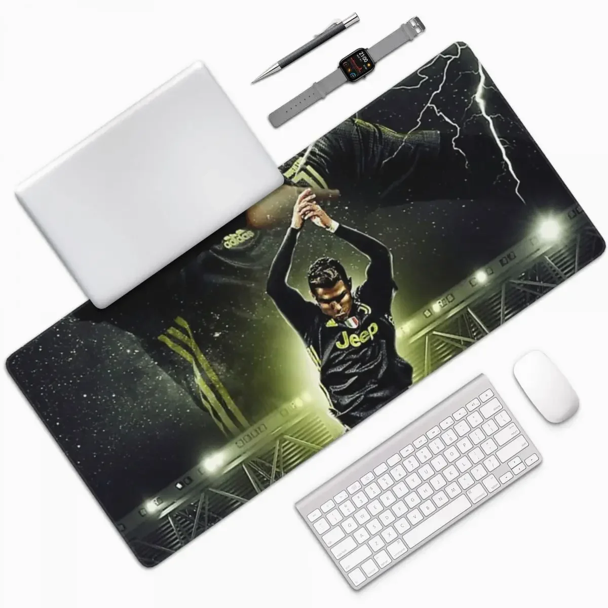 Cristiano Ronaldo Cr7 Large Mouse Pad Computer Keyboard Mouse Mat ...