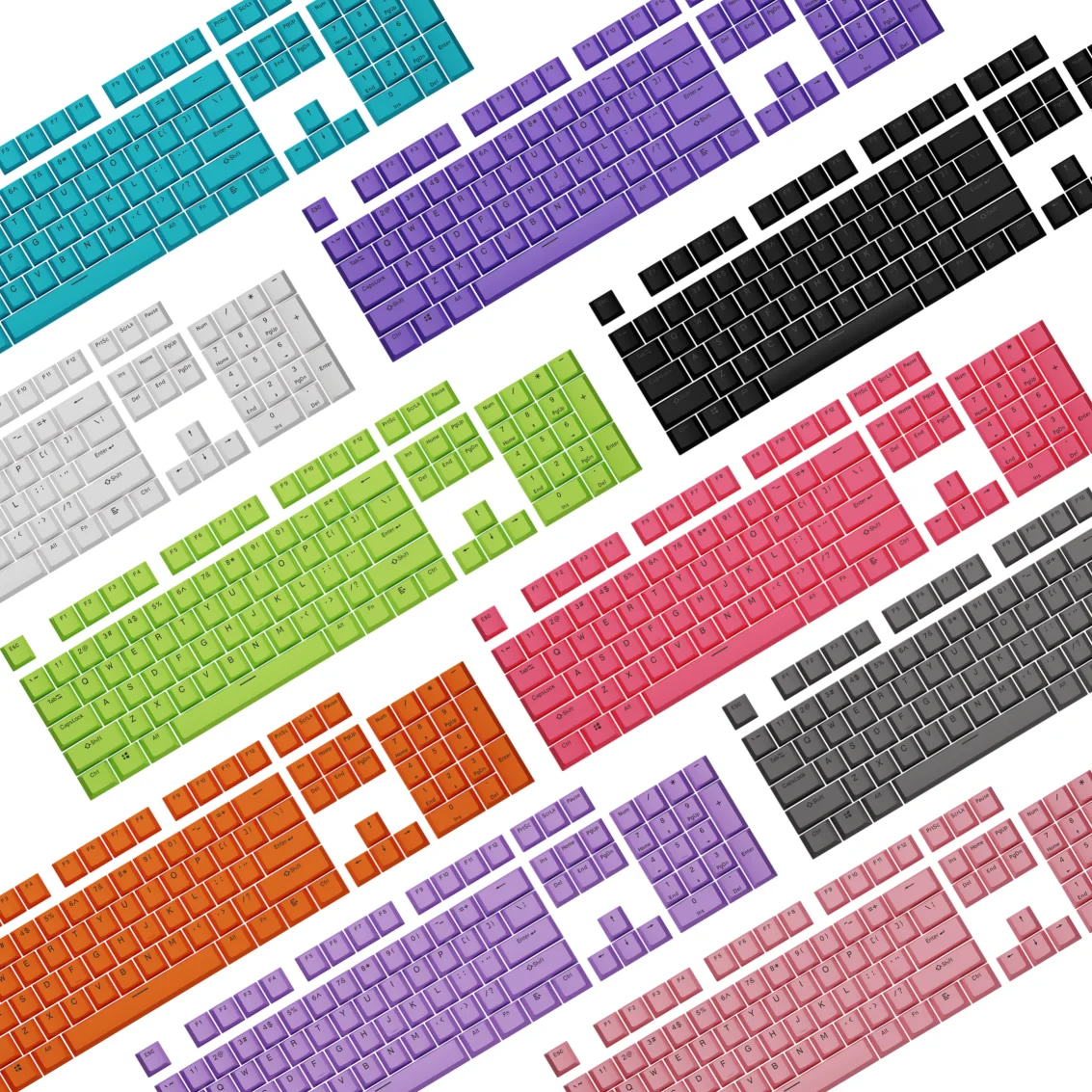 125-Keys-Universal-ABS-Keycaps-OEM-Profile-Double-shot-Legends-Keycap ...