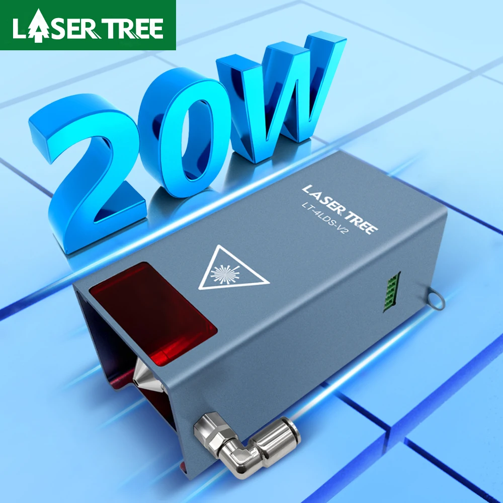 LASER TREE High Power 20W Optical Power Laser Head with Air Assist TTL ...