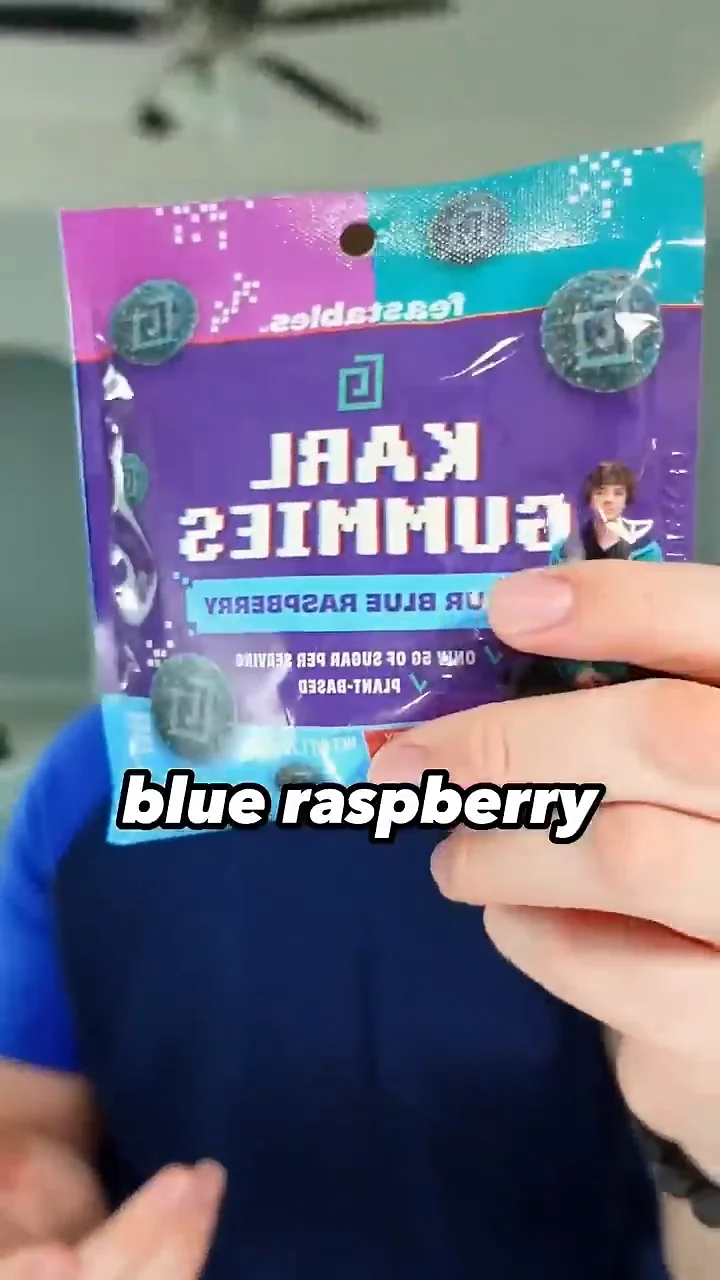 Karl's Gummies Sour Blue Raspberry 50g - Imported Sweet & Sour Candy ...