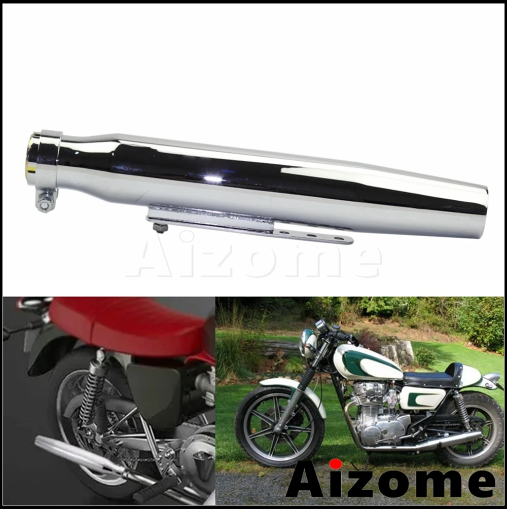 Universal-Vintage-Motorcycle-Exhaust-Muffler-35-41mm-DB-killer-Silencer ...