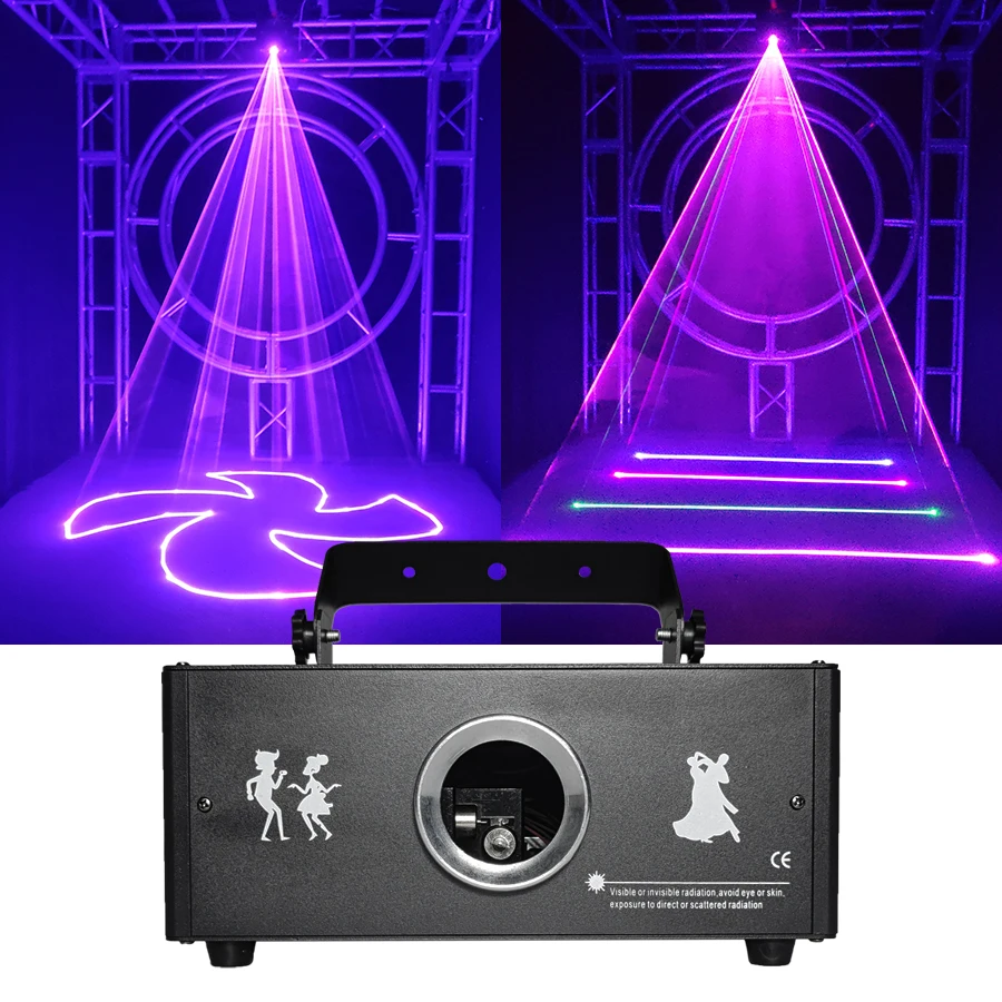 Disco-Laser-500MW-Animation-Beam-Projector-rgb-dmx-Controller-Stage ...