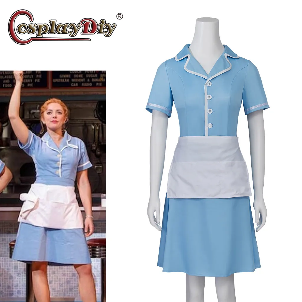 Cosplaydiy-Musical-Waitress-To-Feature-Cosplay-Costume-Blue-Maid-Apron ...