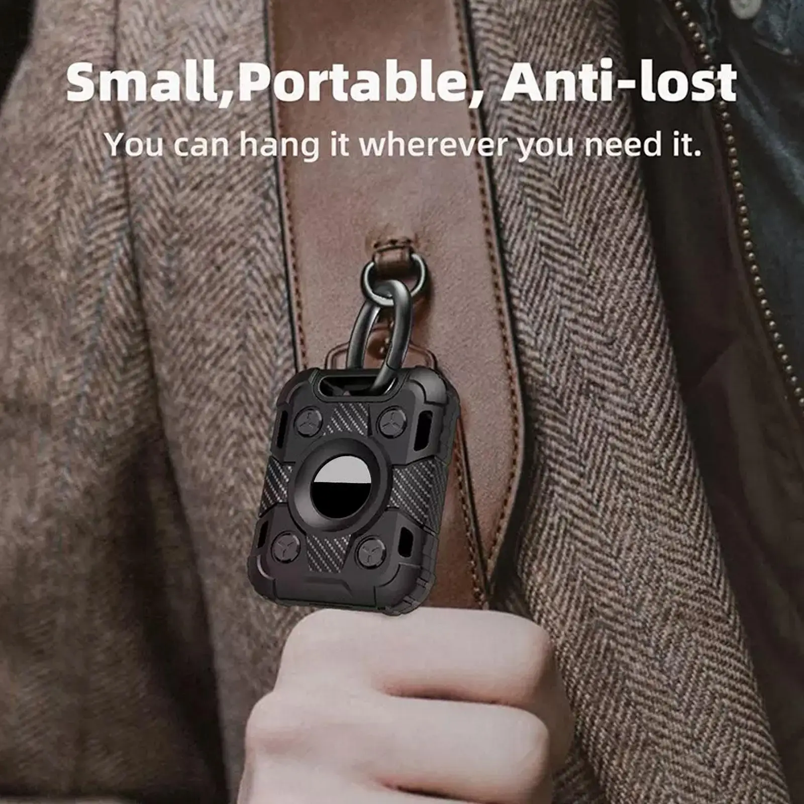 For-Airtag-Case-Key-Chain-Protective-Case-Anti-loss-Style-Rubber-Armor ...