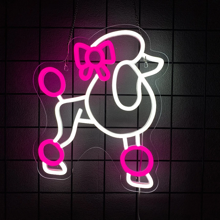 Letreros de neón para decoración de pared de perros, lindas luces de ...
