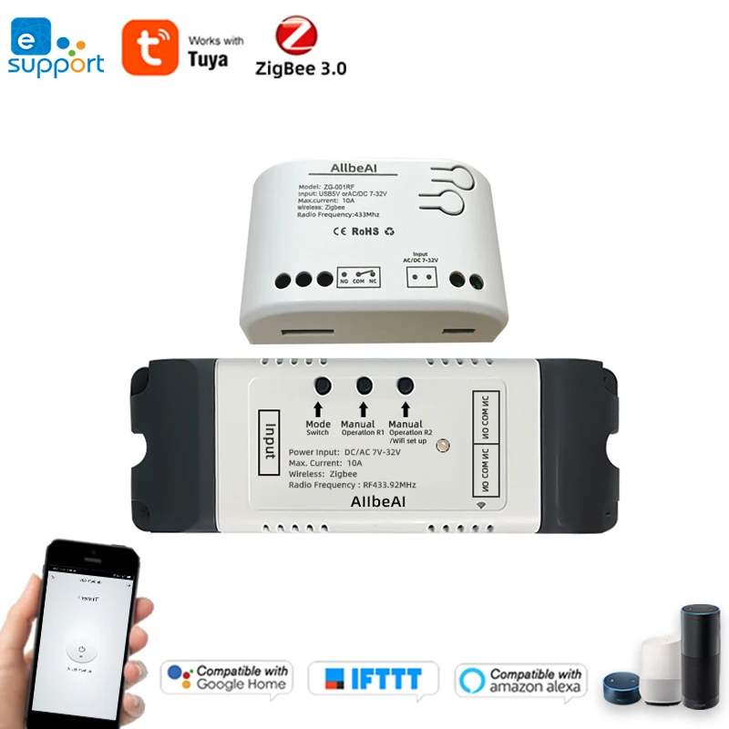 1CH-2CH-Zigbee-3-0-Smart-Switch-Module-DC12V-AC220V-Zigbee-Gateway ...