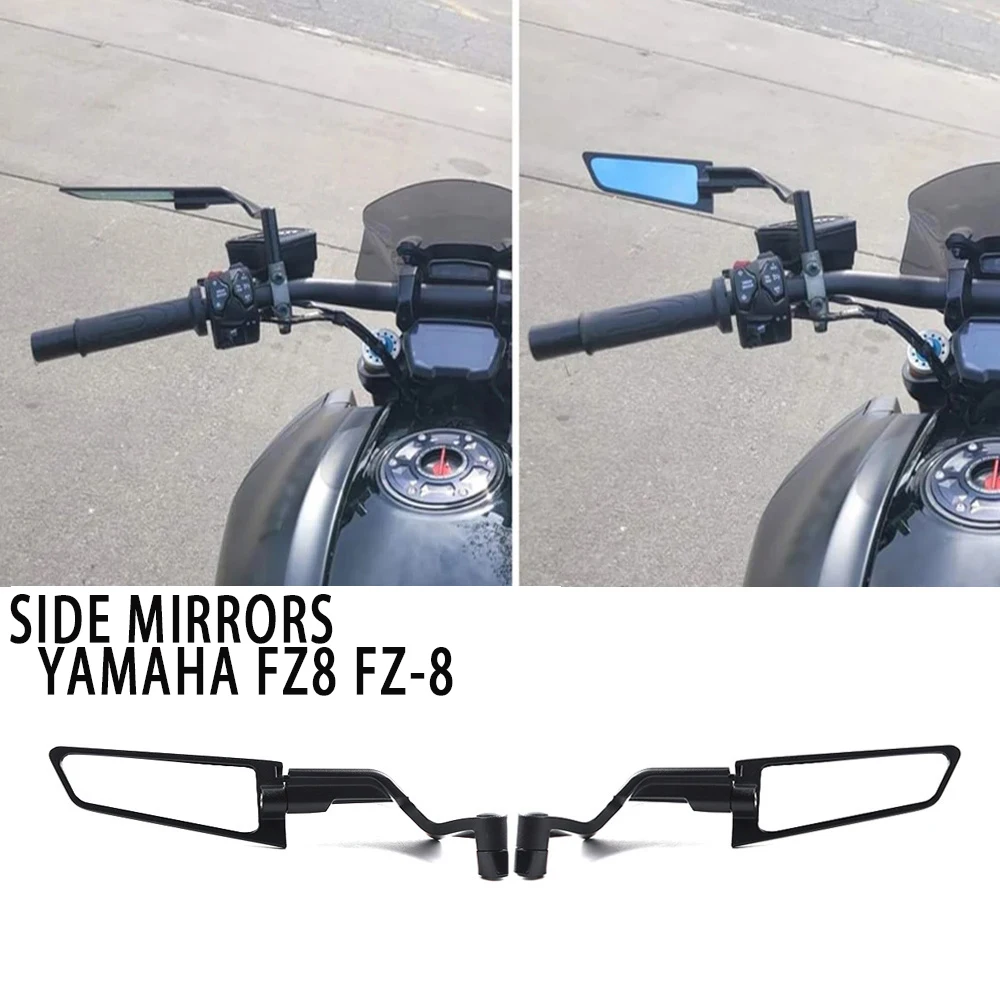 For-Yamaha-FZ8-FZ-8-Motorcycle-Mirrors-Stealth-Winglets-Mirror-Kits-To ...