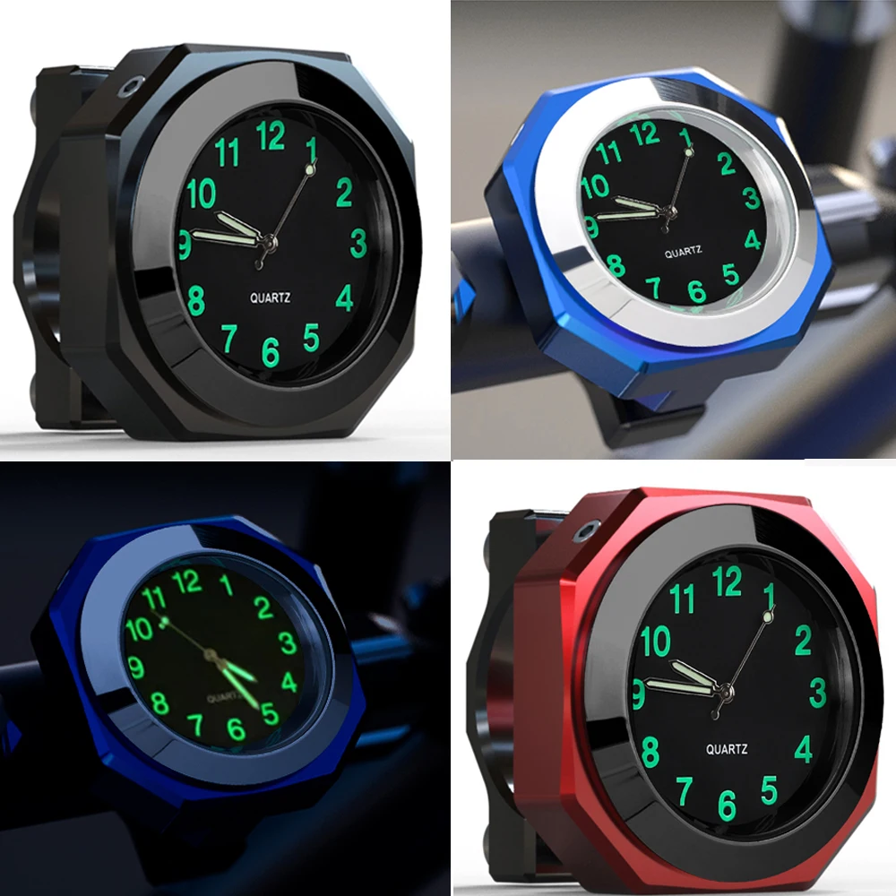 Motorcycle-Clock-Waterproof-Mount-Quartz-Clock-Watch-Aluminum-Luminous ...