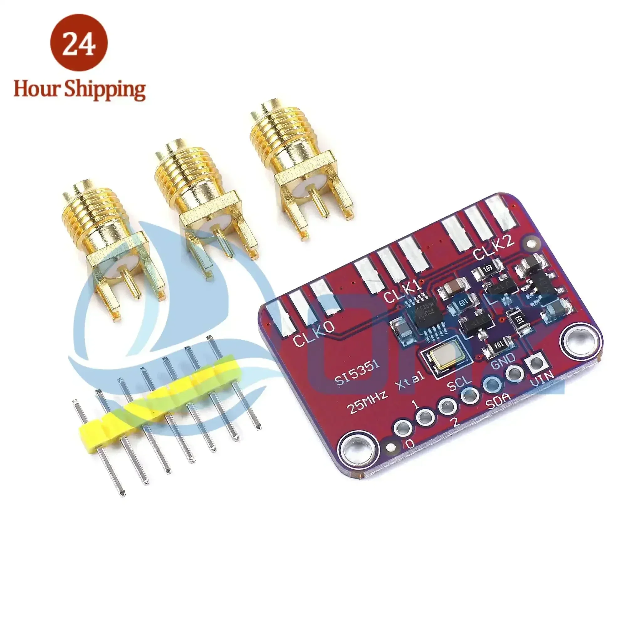 2pcs-DC-3V-5V-5351-Si5351A-Si5351-I2C-Clock-Generator-Breakout-Board ...
