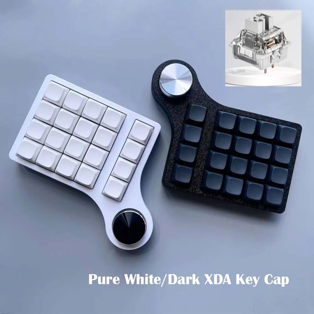 Hotswap-21-Keys-Knob-Wired-BLE-2-4G-3-mode-Mini-Gaming-Mechanical ...