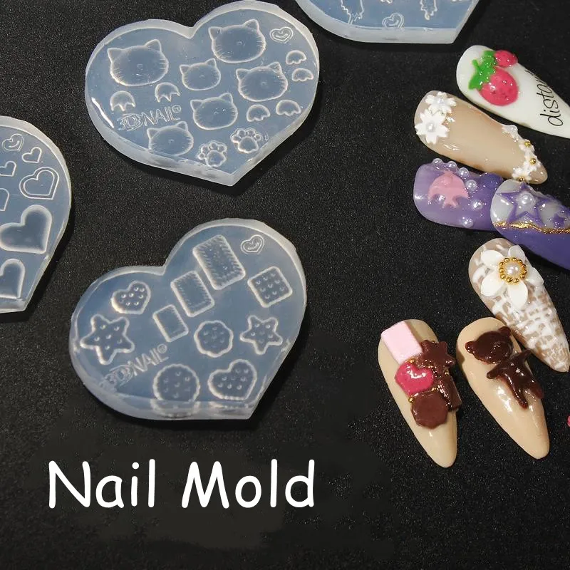 3D-Bow-Flower-Nail-Mold-DIY-Design-Butterfly-Silicone-Mould-Nail-Art ...