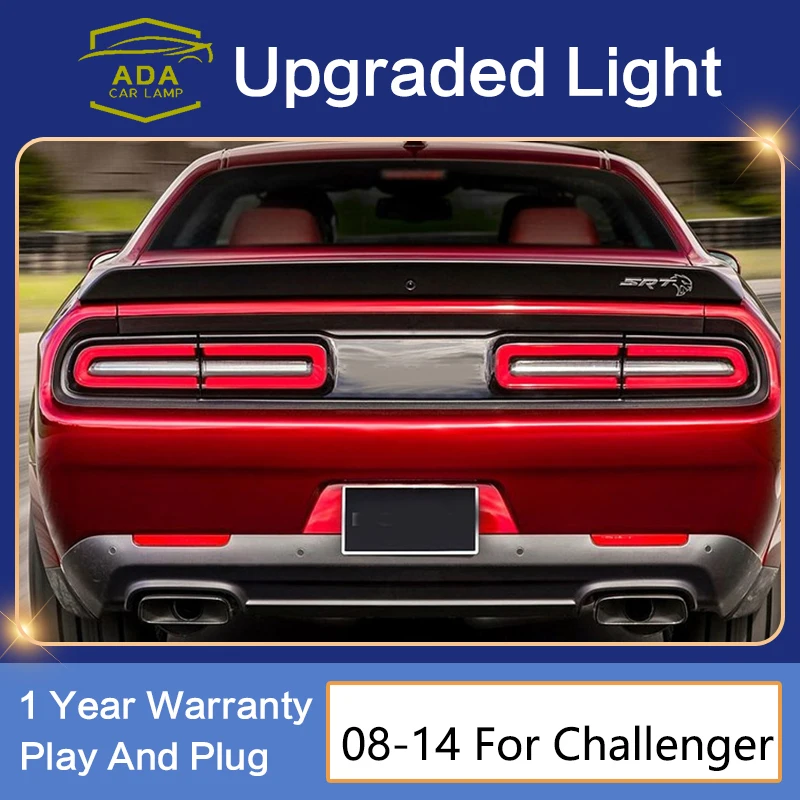 Luces traseras de coche para Dodge Challenger, accesorios de coche con ...